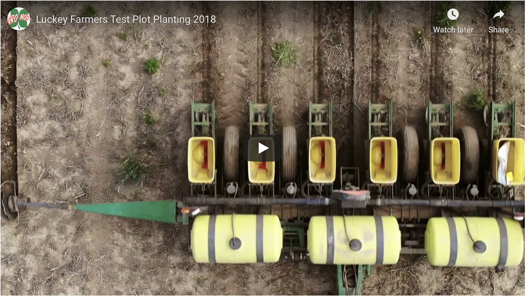 Luckey Farmers Test Plot Planting 2018 | luckeyfarmers.com